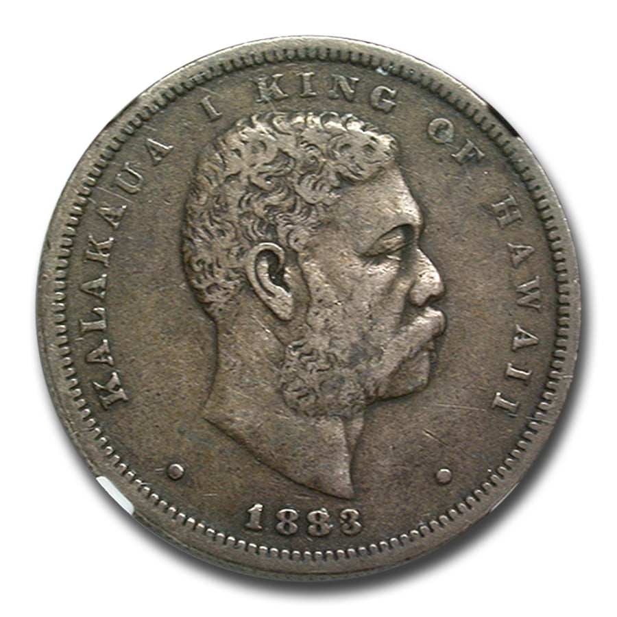 1883 Hawaii Half Dollar Kalakaua I VF-35 NGC - Walmart.com
