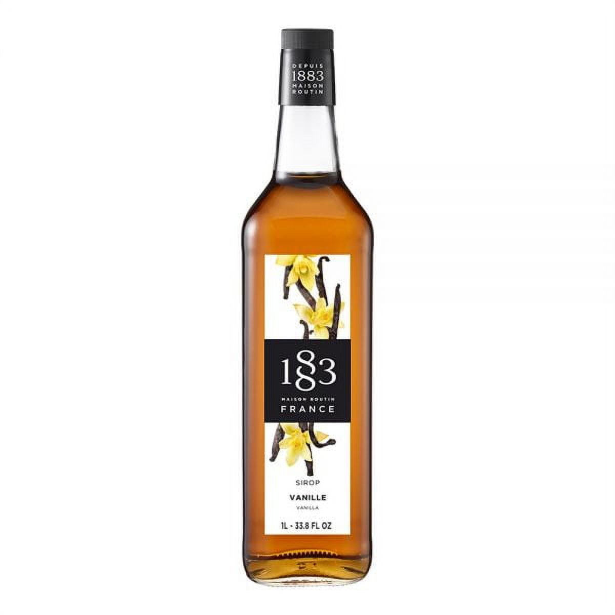 1883 Maison Routin Vanilla Syrup, Sweet French Vanilla Aroma, 1L ...