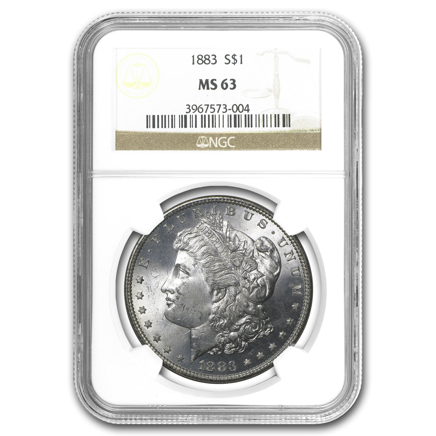 1883 Morgan Dollar MS-63 NGC - Walmart.com