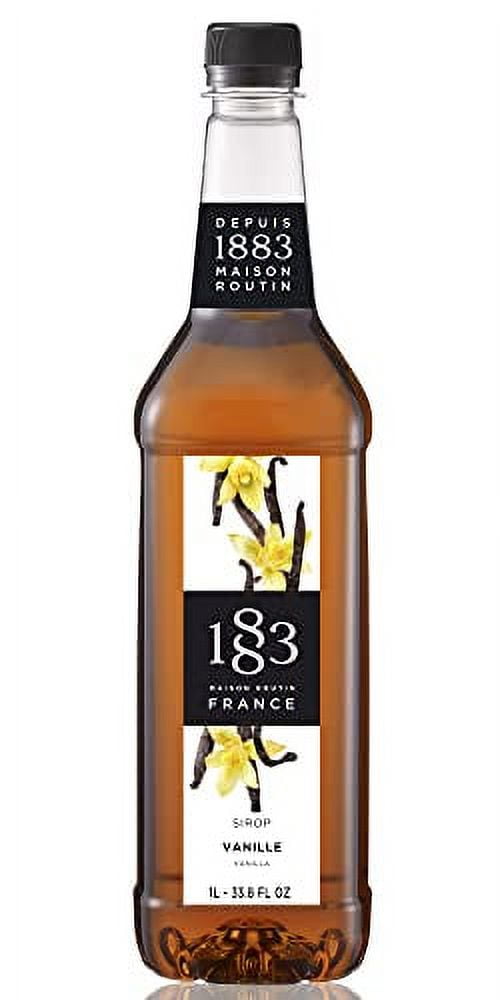 1883 Vanilla Syrup - Flavored Syrup for Hot & Iced Beverages - Gluten ...