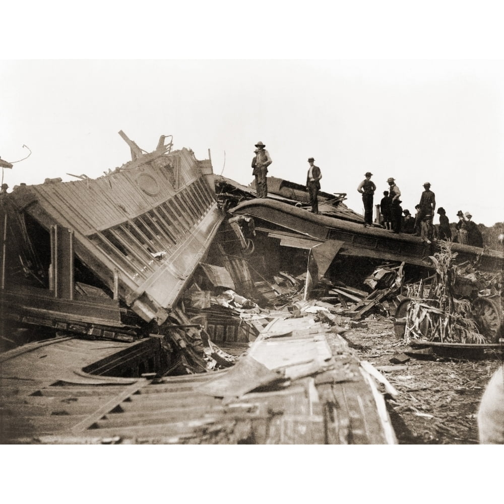 1887 Great Chatsworth Train Wreck History (36 x 24) - Walmart.com