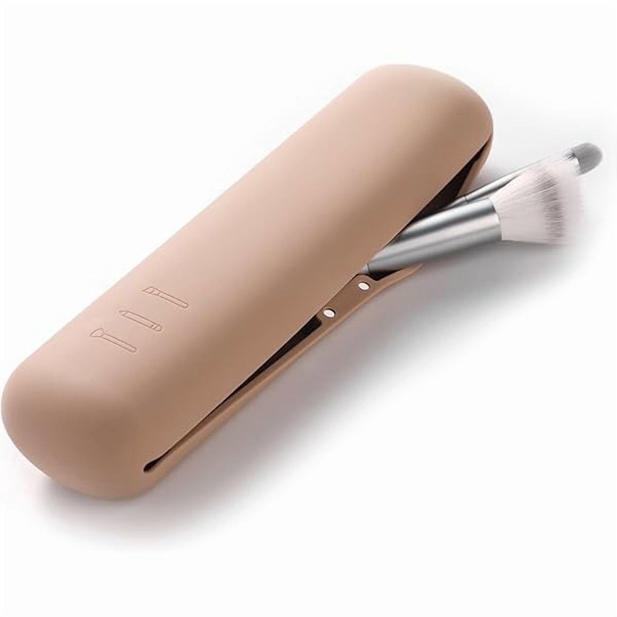1888 Large Travel Makeup Brush Holder, Magnetic Anti-fall Out Silicon ...