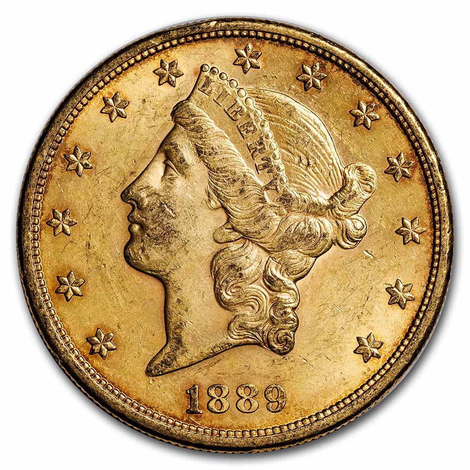 1889-S $20 Liberty Gold Double Eagle AU - Walmart.com