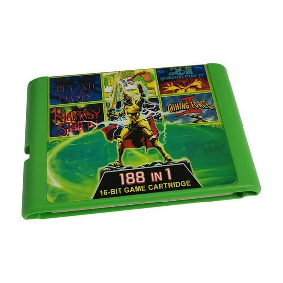188in1 Game Cartridge 16 bit Game Card for Sega Mega Drive Genesis ...