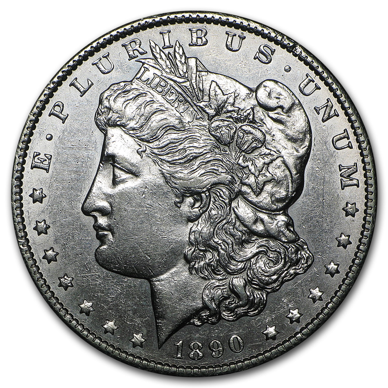 1890-CC Morgan Dollar AU, US Mint Coin, Collectible Silver Currency ...