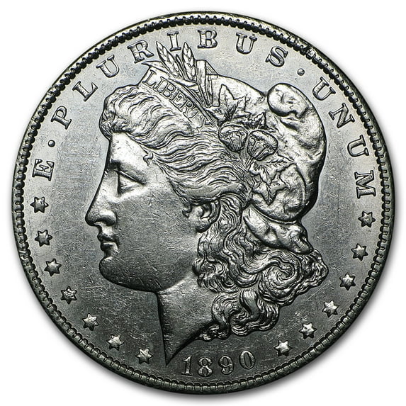 1890-CC Morgan Dollar AU, US Mint Coin, Collectible Silver Currency ...