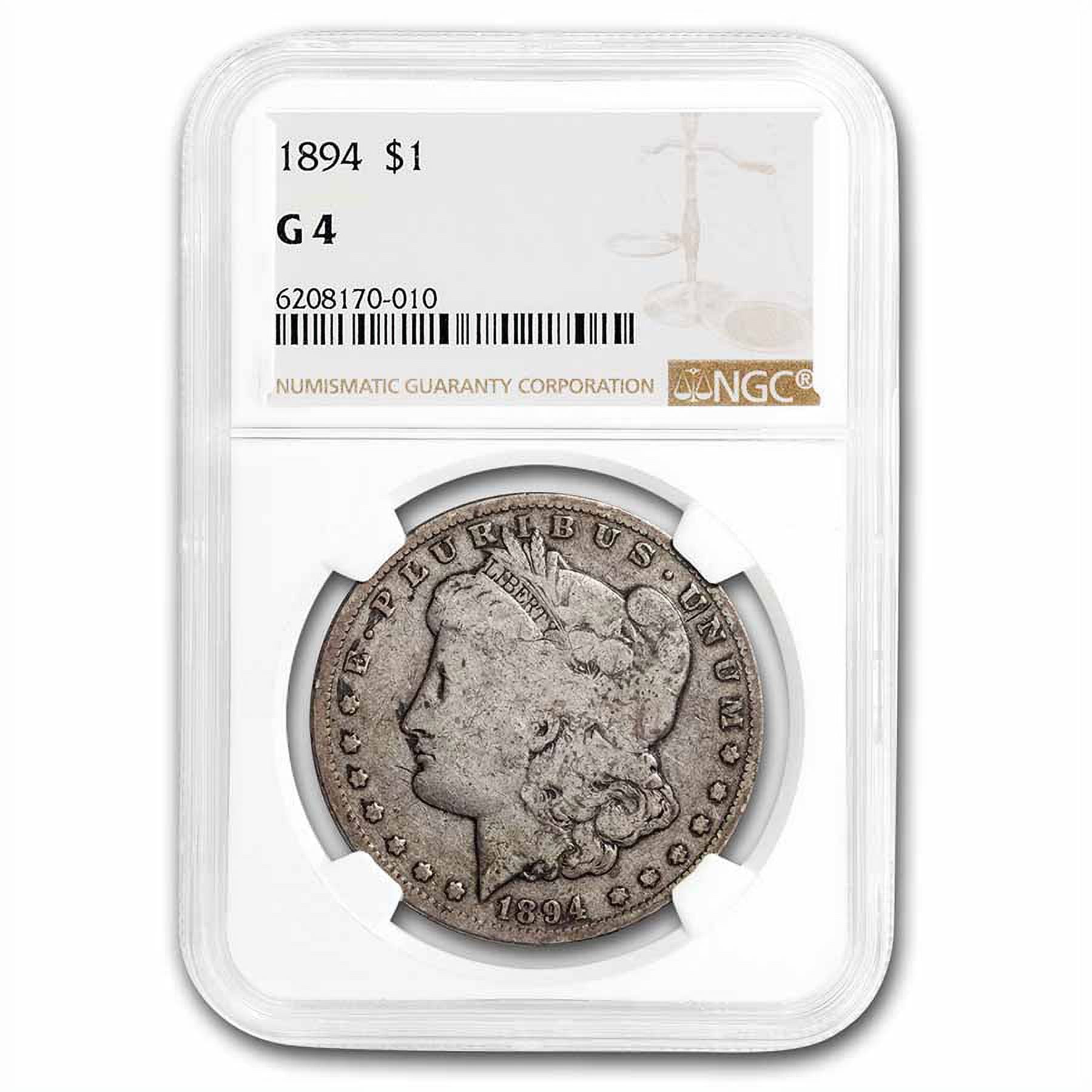 1894 Morgan Dollar Good-4 NGC (Key Date) - Walmart.com