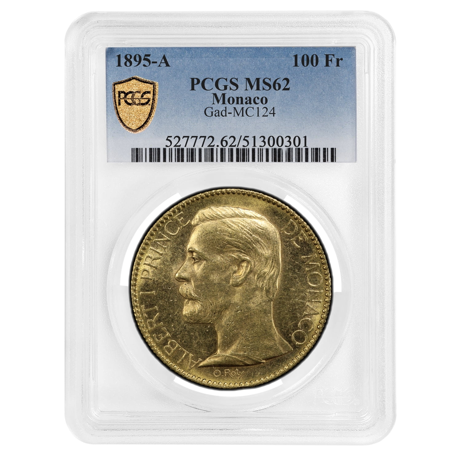 1895-A Monaco Gold 100 Francs Albert I MS-62 PCGS - Walmart.com