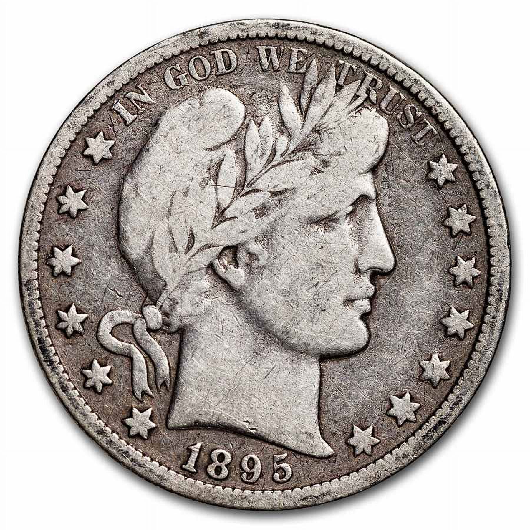 1895-O Barber Half Dollar Fine - Walmart.com