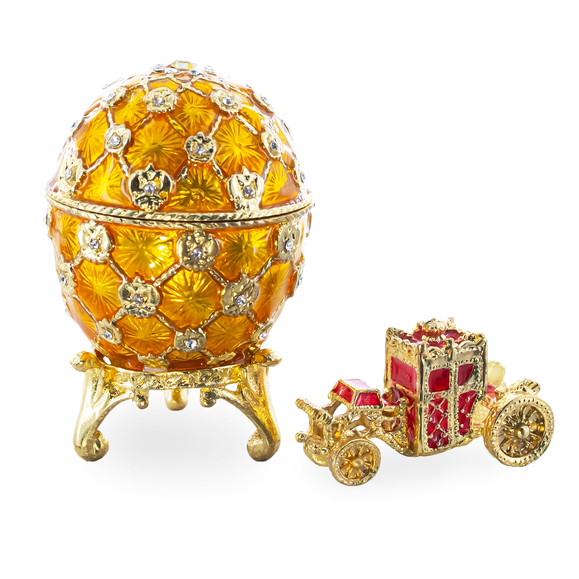 1897 Coronation Royal Imperial Easter Egg 2.5 Inches - Walmart.com