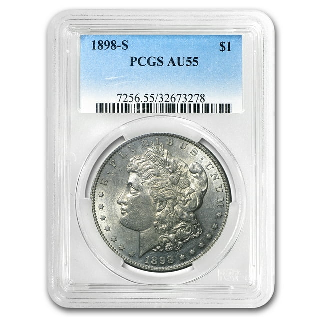 1898-S Morgan Dollar AU-55 - Walmart.com