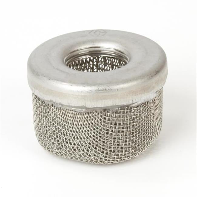 189920 1 in. Inlet Strainer, SST Cap Single Screen - Walmart.com
