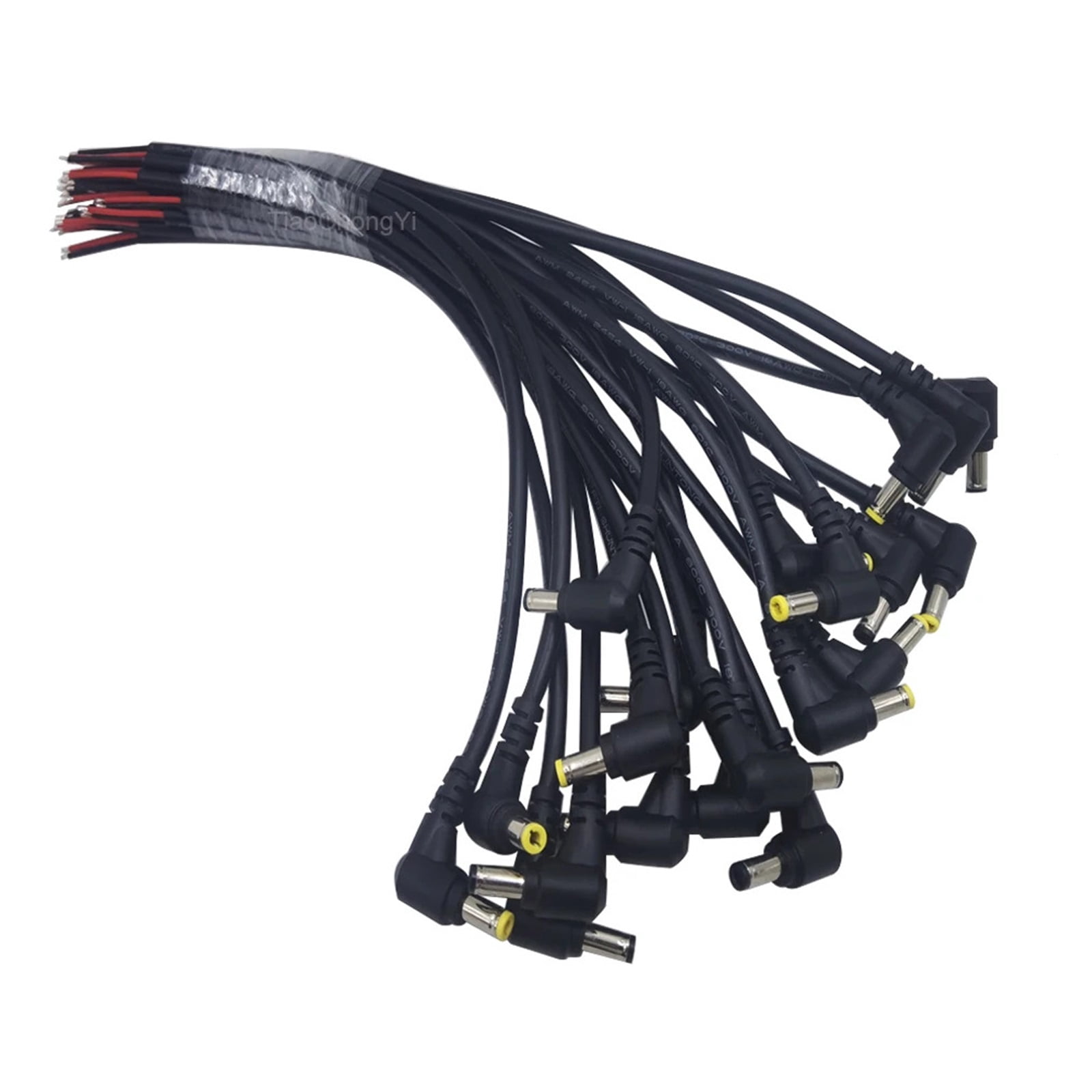 18AWG DC Power connector 5.5 X 2.1mm / 2.5mm Male To 5.5 2.1/2.5mm Male ...