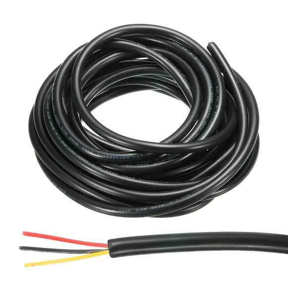 Electrical Wire 18 AWG in Black for Electronics and Wiring Projects