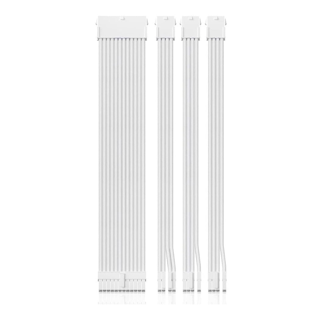 18AWG Power Cable Extension Set for PC Includes 1x24Pin 1x8Pin CPU ...