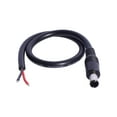 18AWG Power Pigtail Cable 6.5mmx4.4mm Barrels Plug Wire Male Connector ...