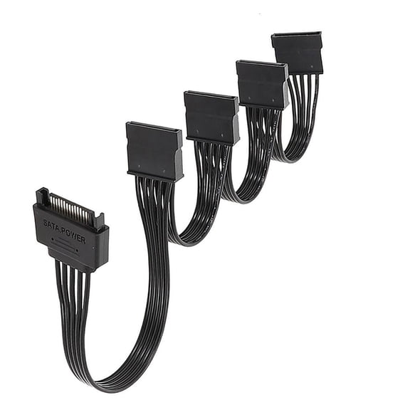 StarTech 12" Molex LP4 Power Extension Cable - M/F - For Hard Drive ...