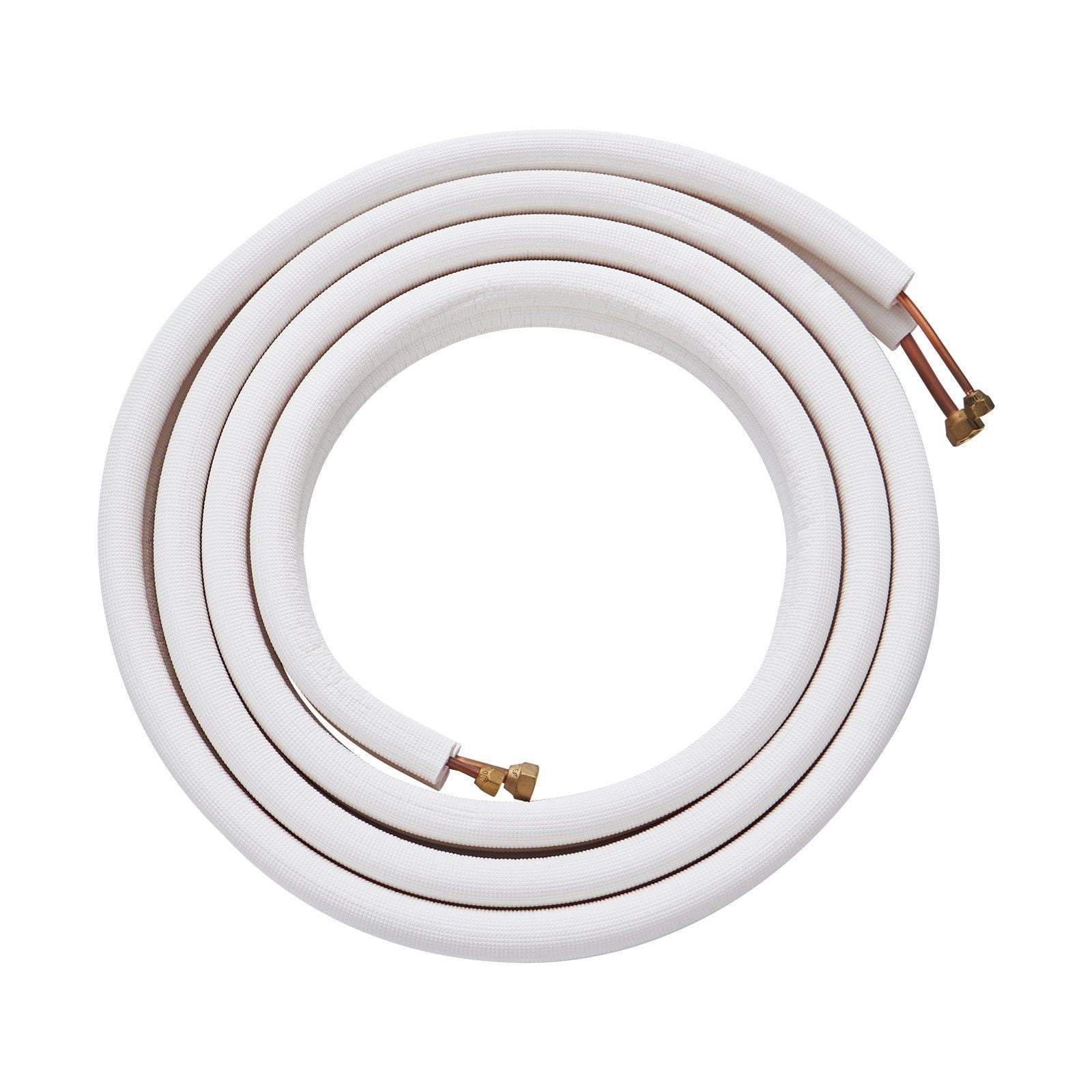 18FT Mini Split AC Line Set with 1/4" and 3/8" Copper Tubing, Insulated ...