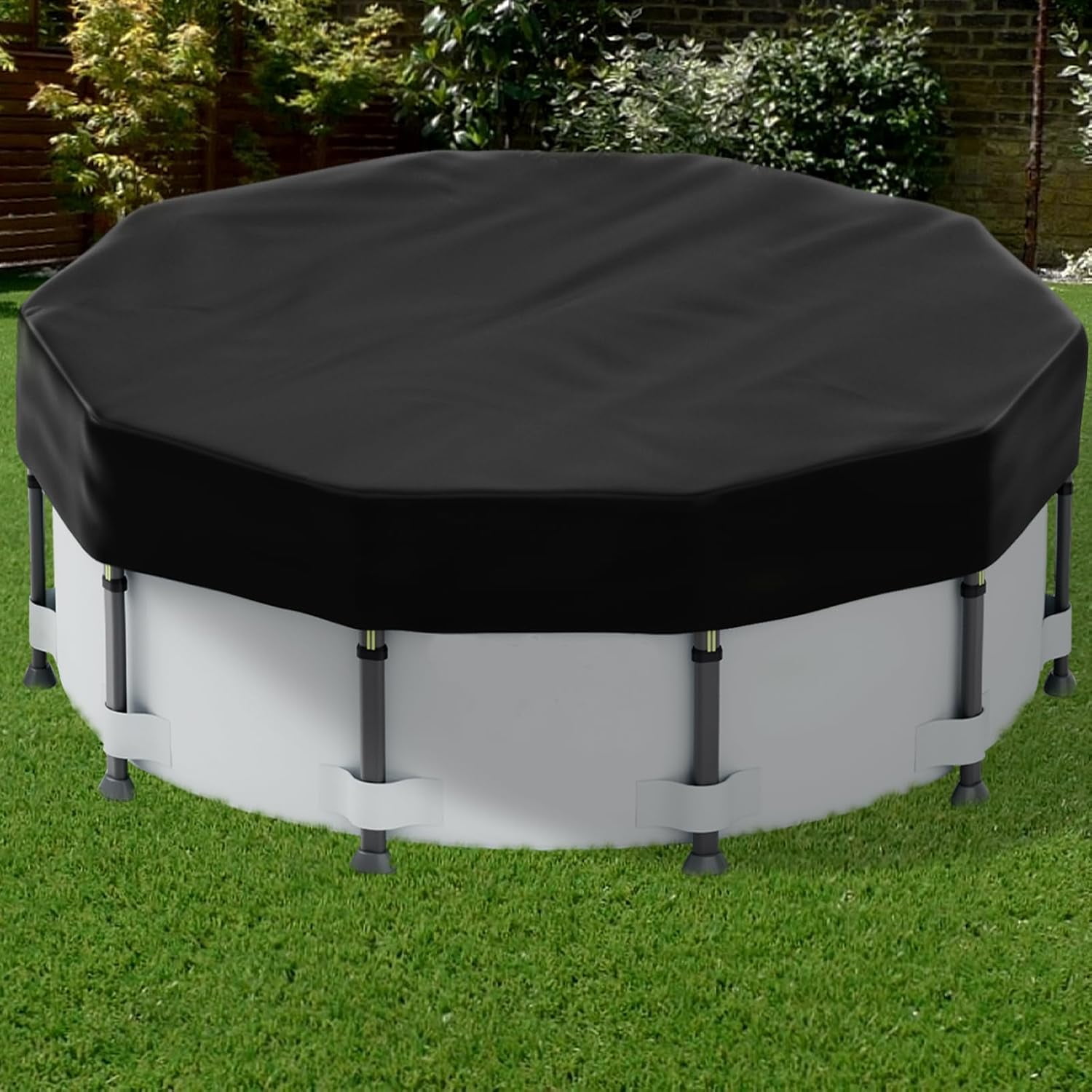 18FT Pool Covers for Above Ground Pools, Round Pool Winter Cover, Tear ...
