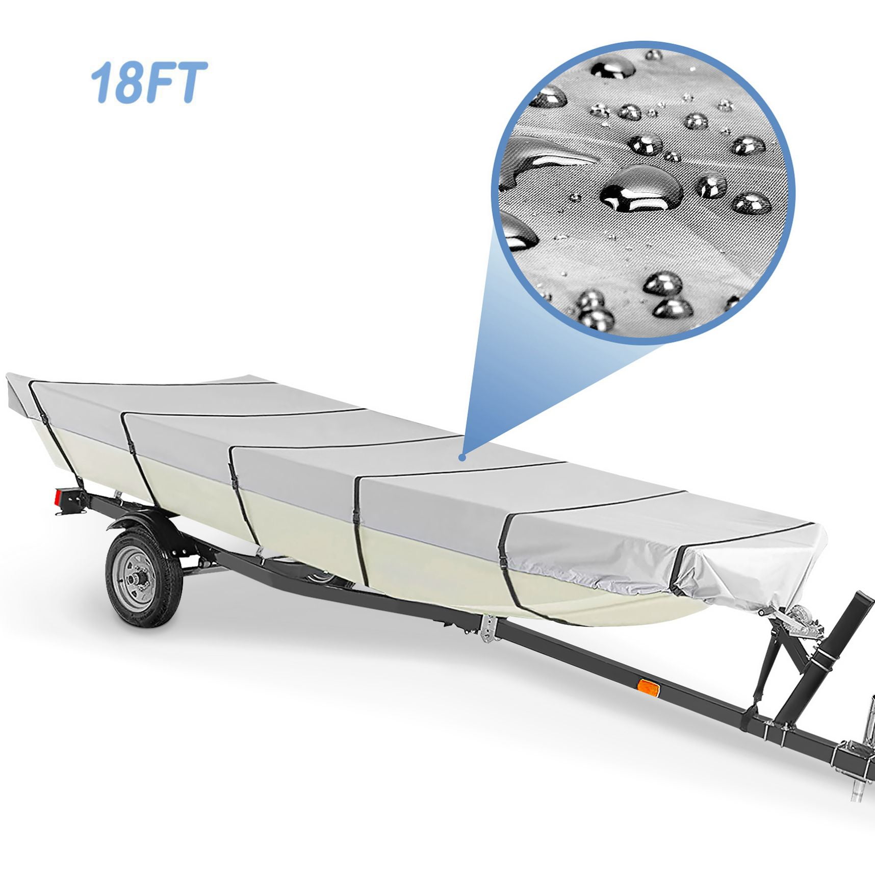 Walmart 18FT Trailerable Boat Cover, Waterproof & Heavy Duty with UV ...