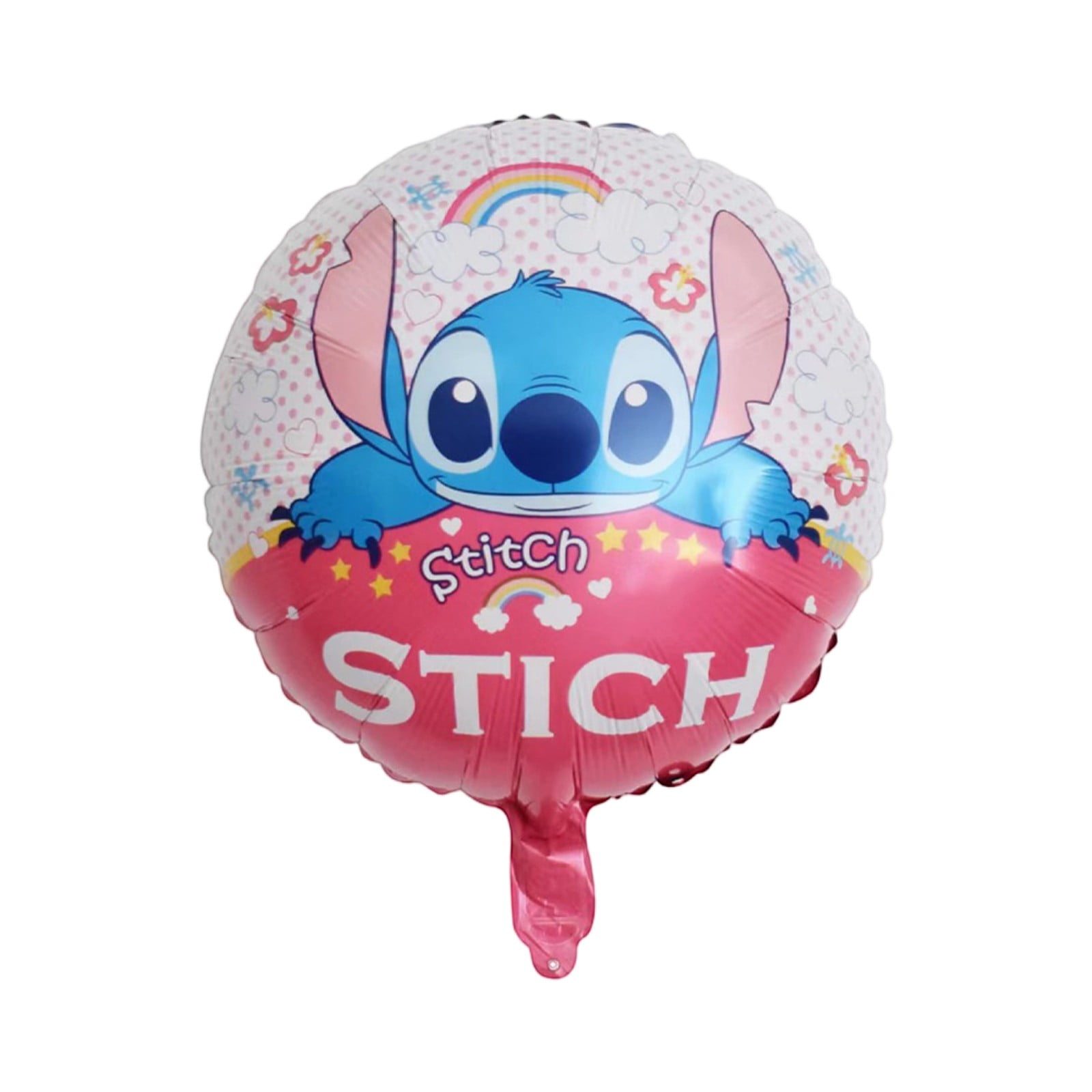 18Inch 1PC Balloons Stitch Giant Happy Birthday Balloon Birthday ...