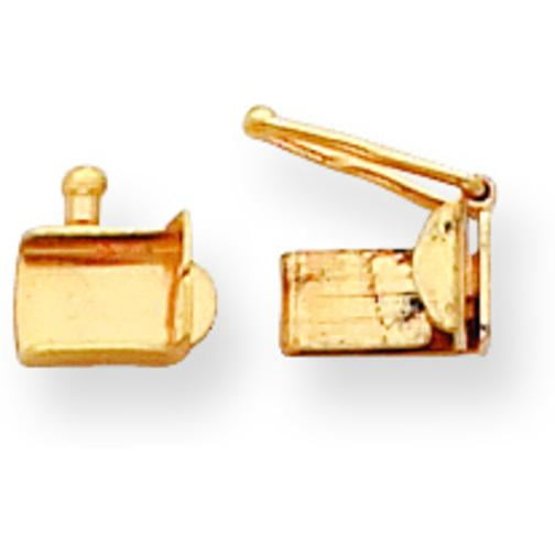 18K Gold Box Clasp Replacement Tongue (5.60Mm To 8.90Mm) - Walmart.com