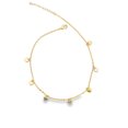 18K Gold Filled Heart Dangle Anklet | Gold Heart Anklet (E220 ...