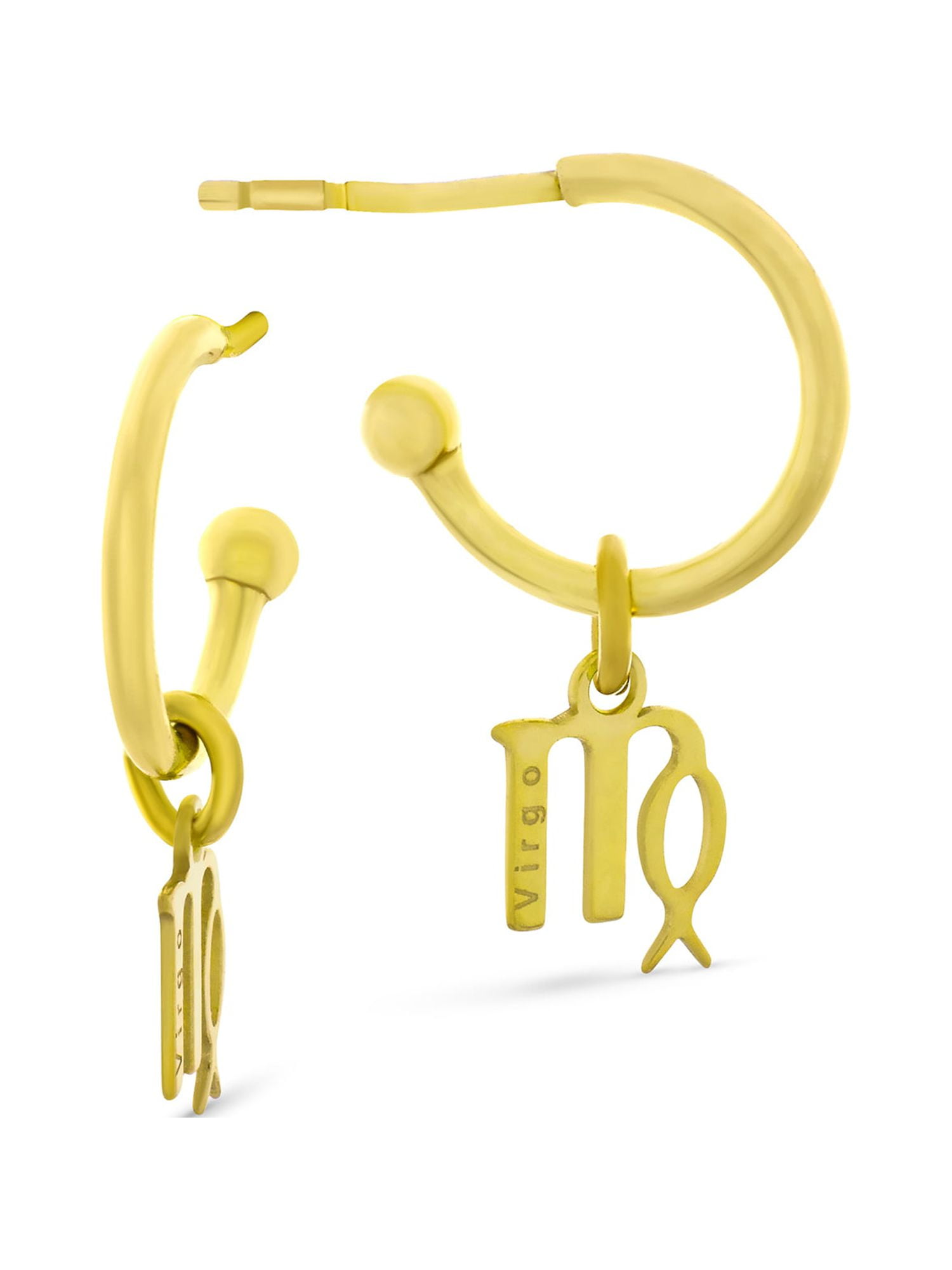 Zodiac hoop earrings 60 photos - Astrologytoyou.com