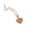 18K Gold Plated CZ Butterfly Pendant Necklace Stainless Steel - Walmart.com