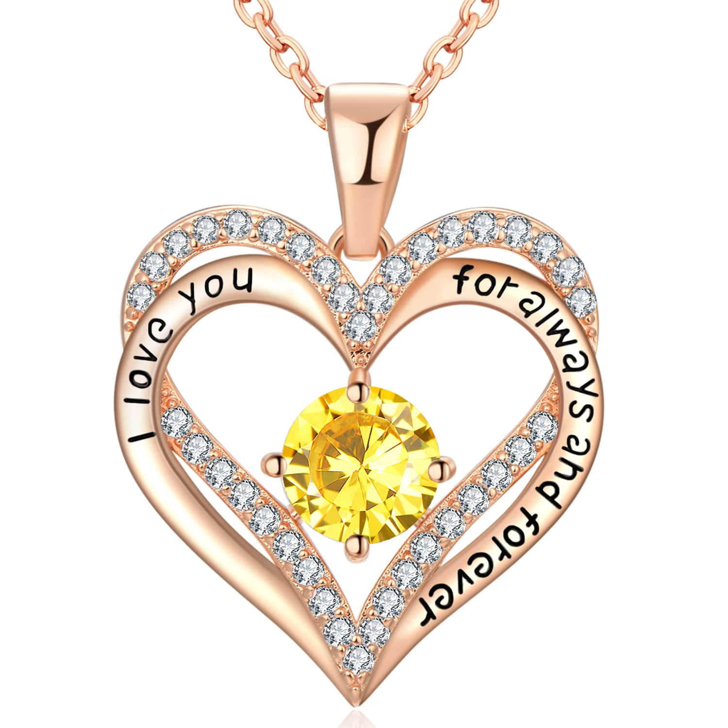18K Rose Gold Necklaces for Women Birthday Gifts for Women Jewelry for ...