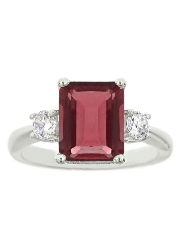 Princess Cut Ruby Ring