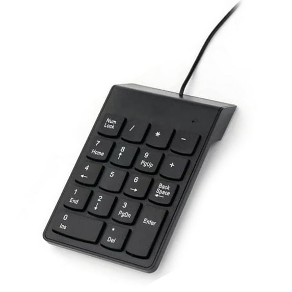 18Keys Corded Numpad Keyboard With Quick Response Numeric Keypad Fast ...