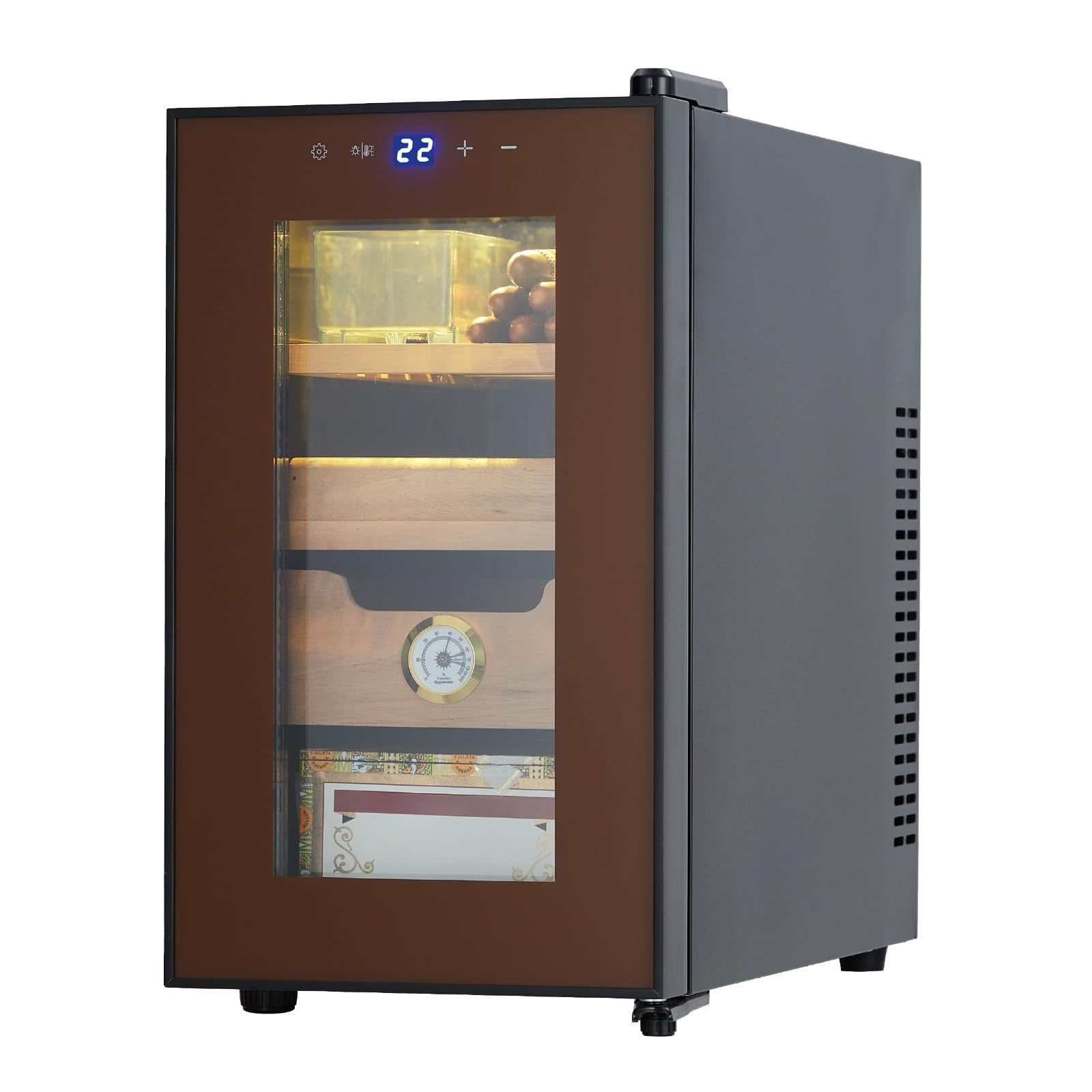 18L Cigar Humidor Cabinet, 120 counts Electric Humidor, cabinet Humidor ...