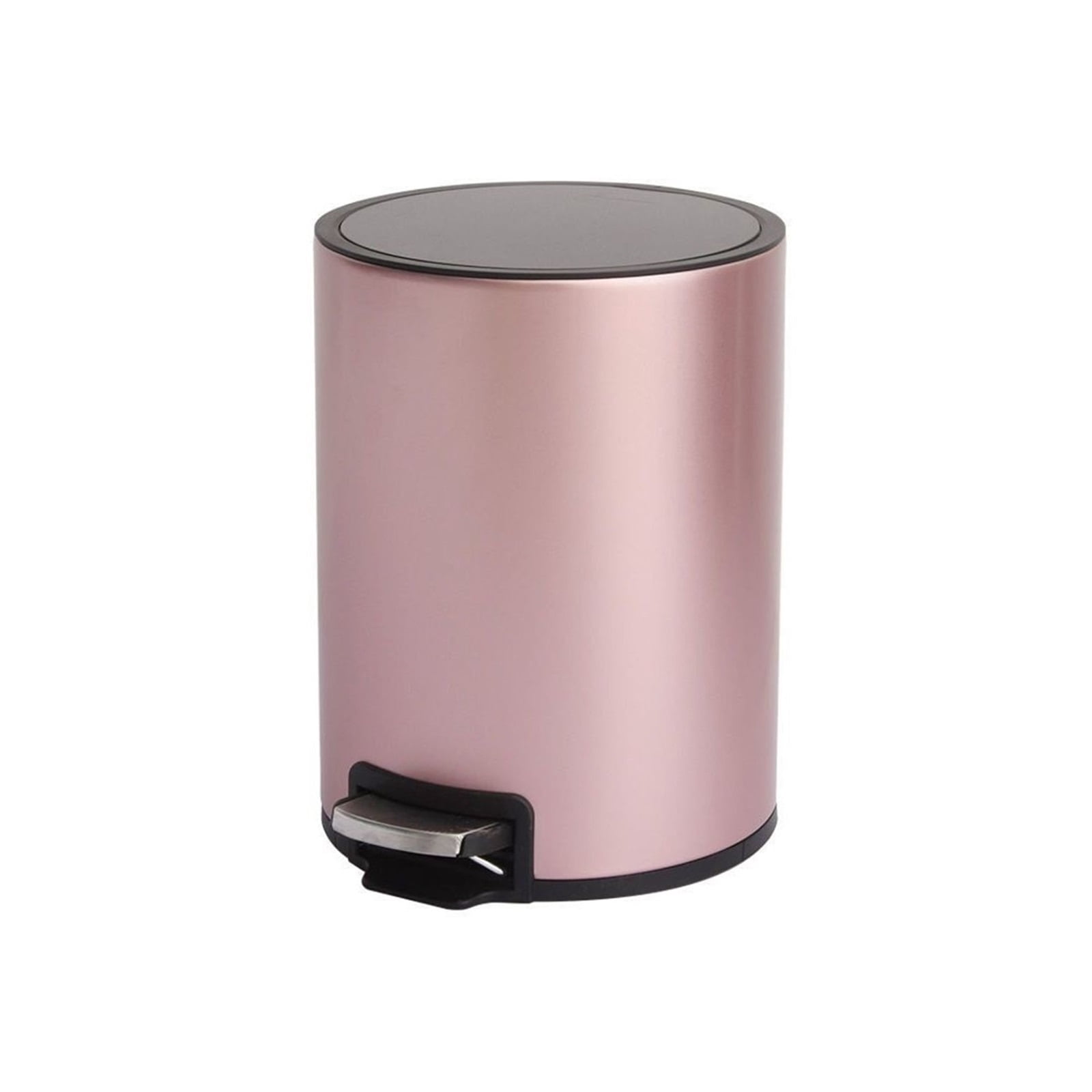 18L Pedal Bin Stainless Steel Rubbish Bin with Lid, Removable Inner ...
