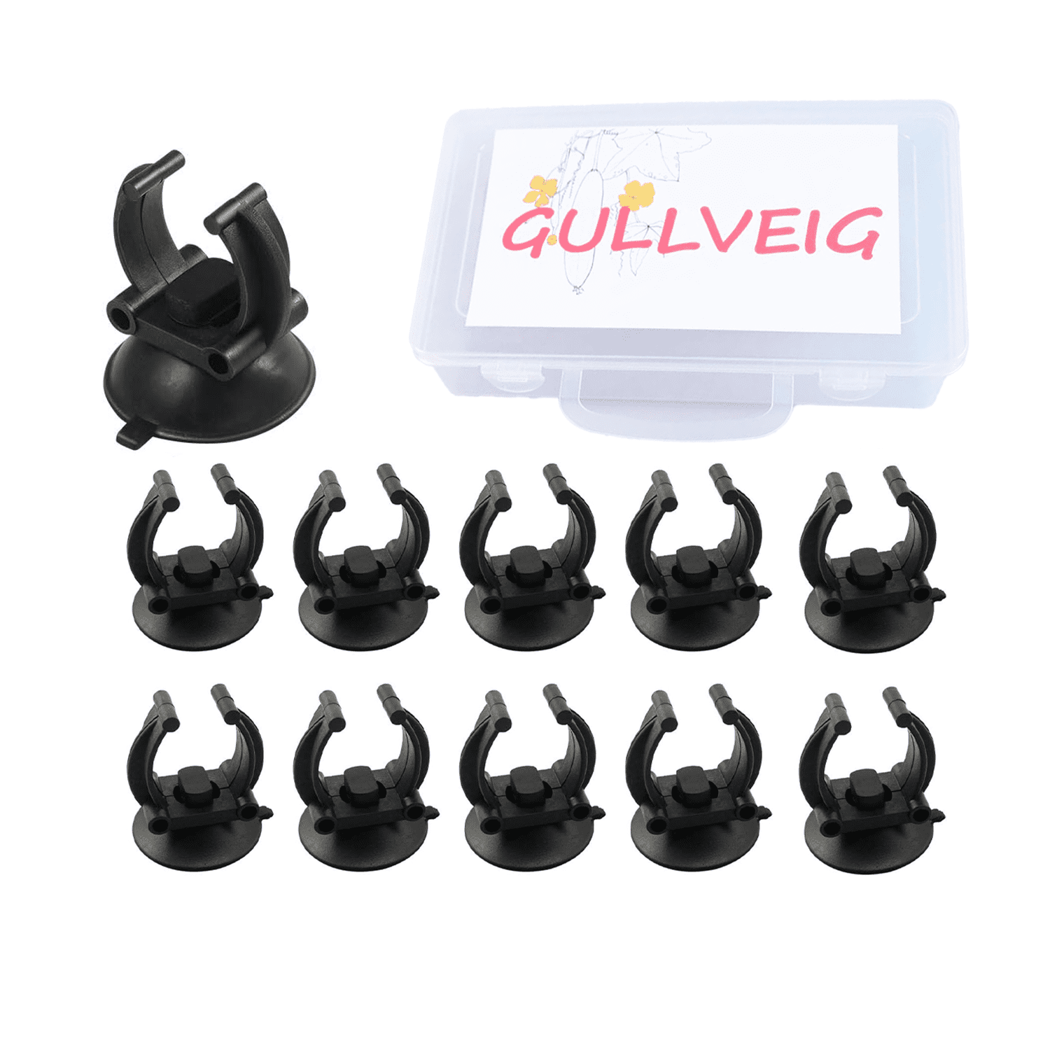 18MM Aquarium Suction Cups with Clips, Universal Heater Suction Cups ...