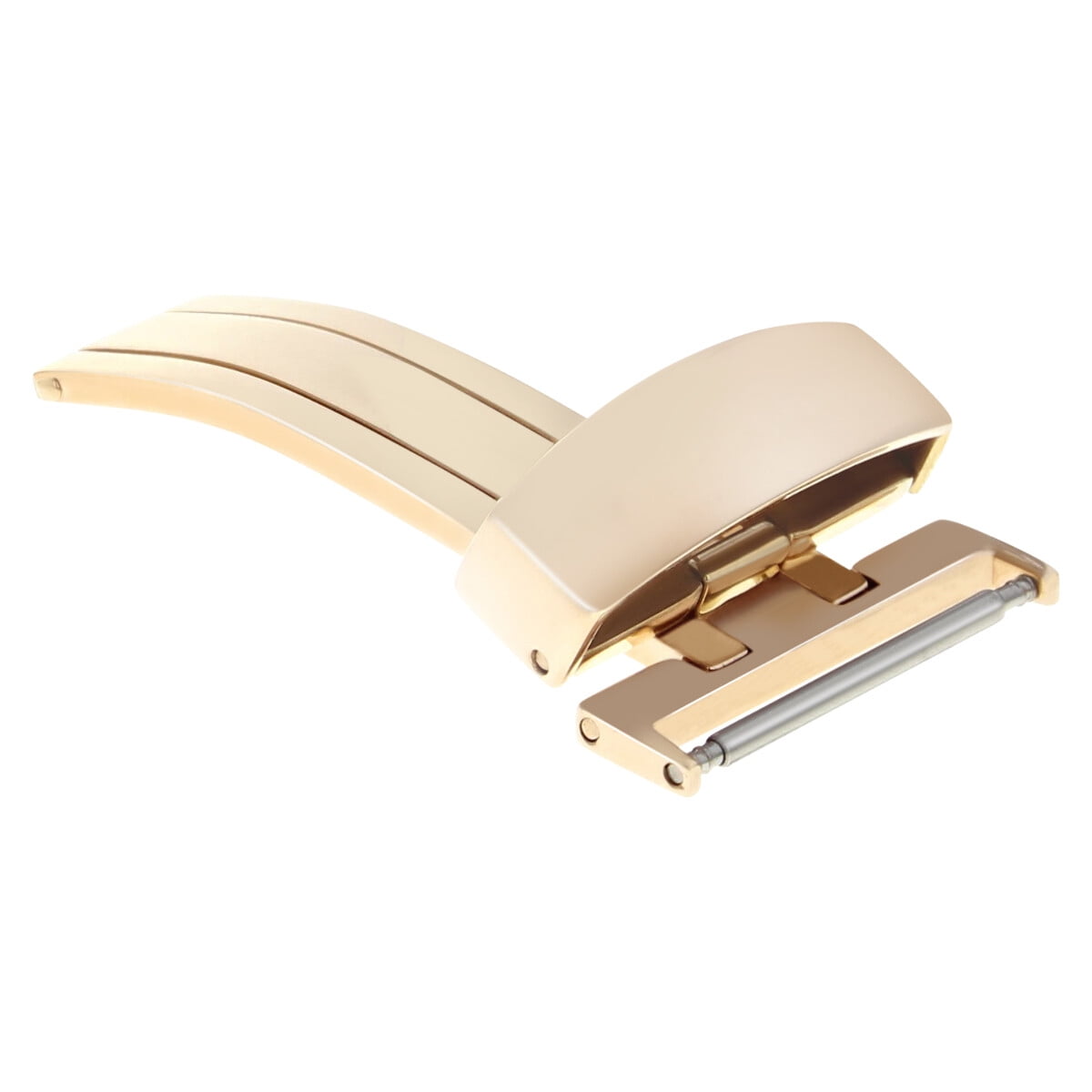 18MM DEPLOYMENT BAND CLASP BUCKLE FOR OMEGA SPEEDMASTER MOON LEATHER ...