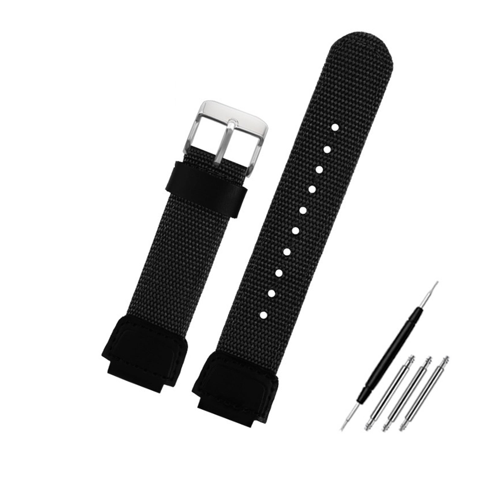 18MM Nylon Watch Strap Fit For Casio AE1200wh 1300 SGW-300H 400 500 ...