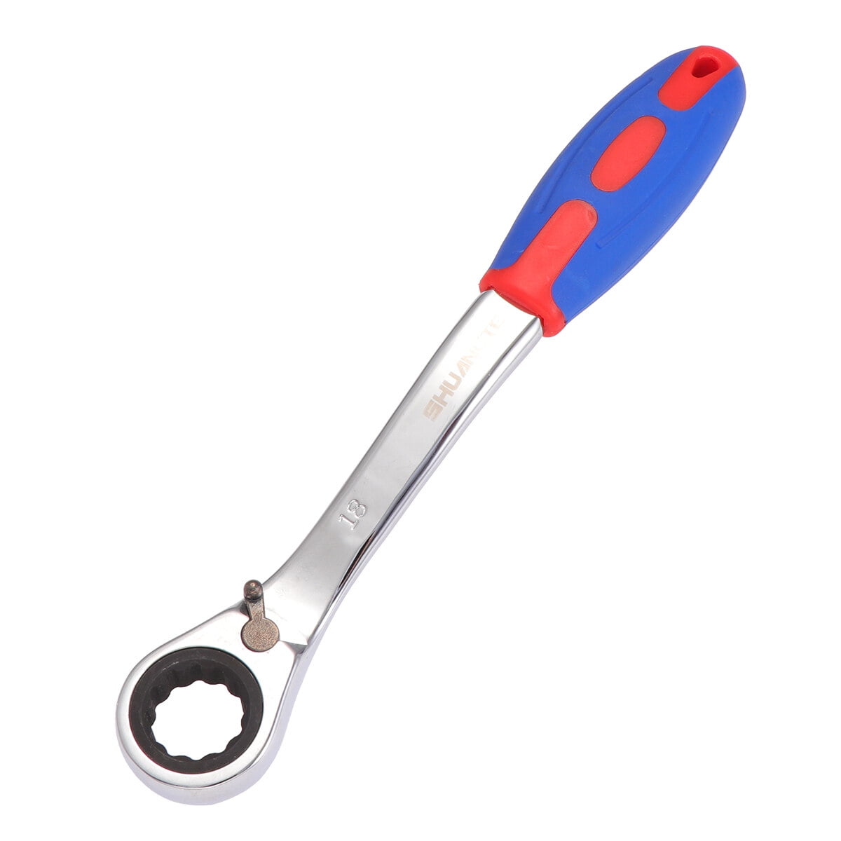 18MM Two-way Ratchet Quick-Release Easy to Use Tooth Round Head Ratchet ...