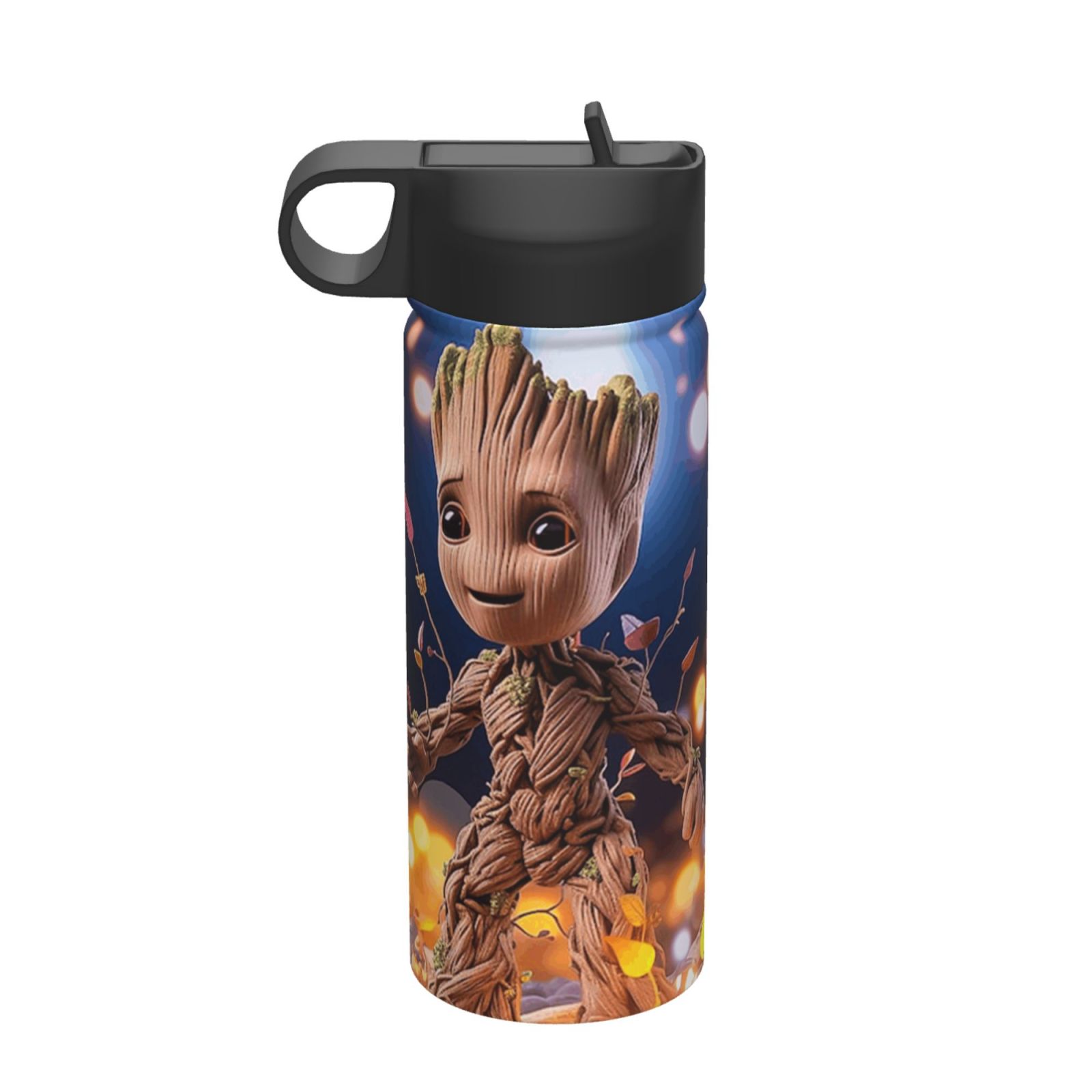 18OZ Sports Insulated Kettle Drinking Cup I Am Groot Water Bottle ...