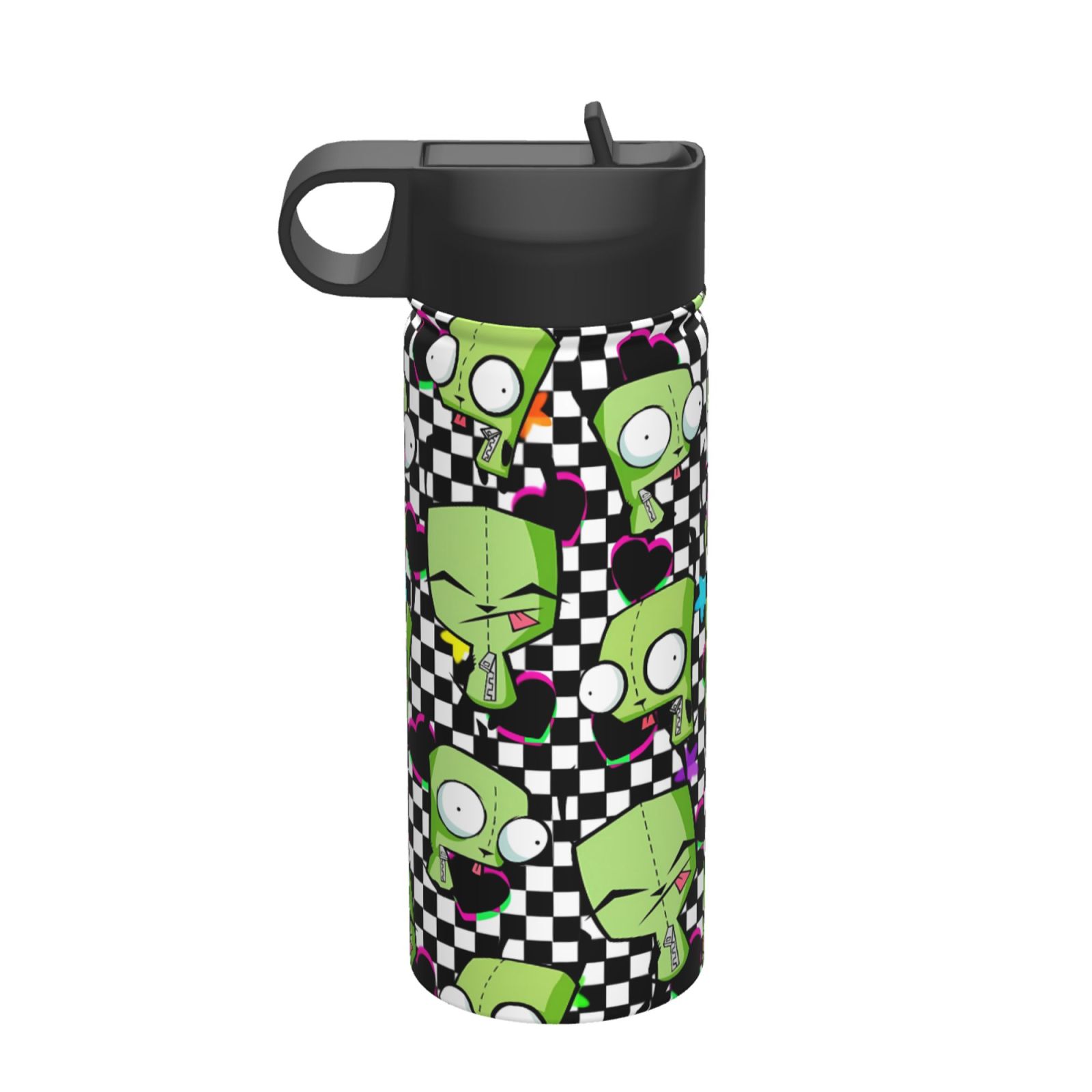 18OZ Sports Insulated Kettle Drinking Cup Invader Zim Water Bottle ...