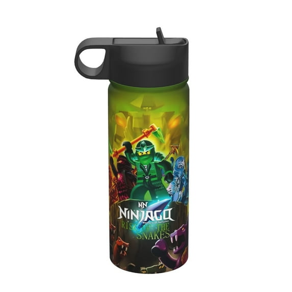 18OZ Sports Insulated Kettle Drinking Cup Ninjago Water Bottle ...