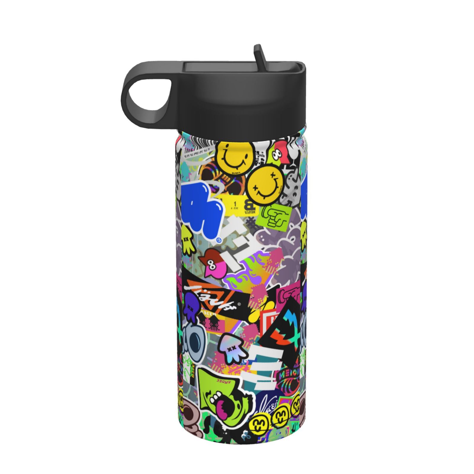 18OZ Sports Insulated Kettle Drinking Cup Splatoon Water Bottle ...