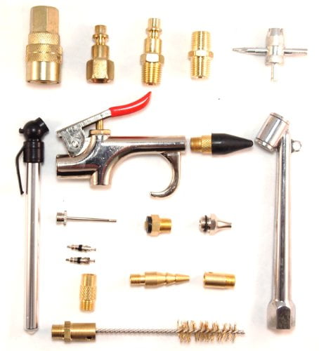 18PC Air Pneumatic Accessory Kit Air Blow Gun Coupler Chuck - Walmart.com