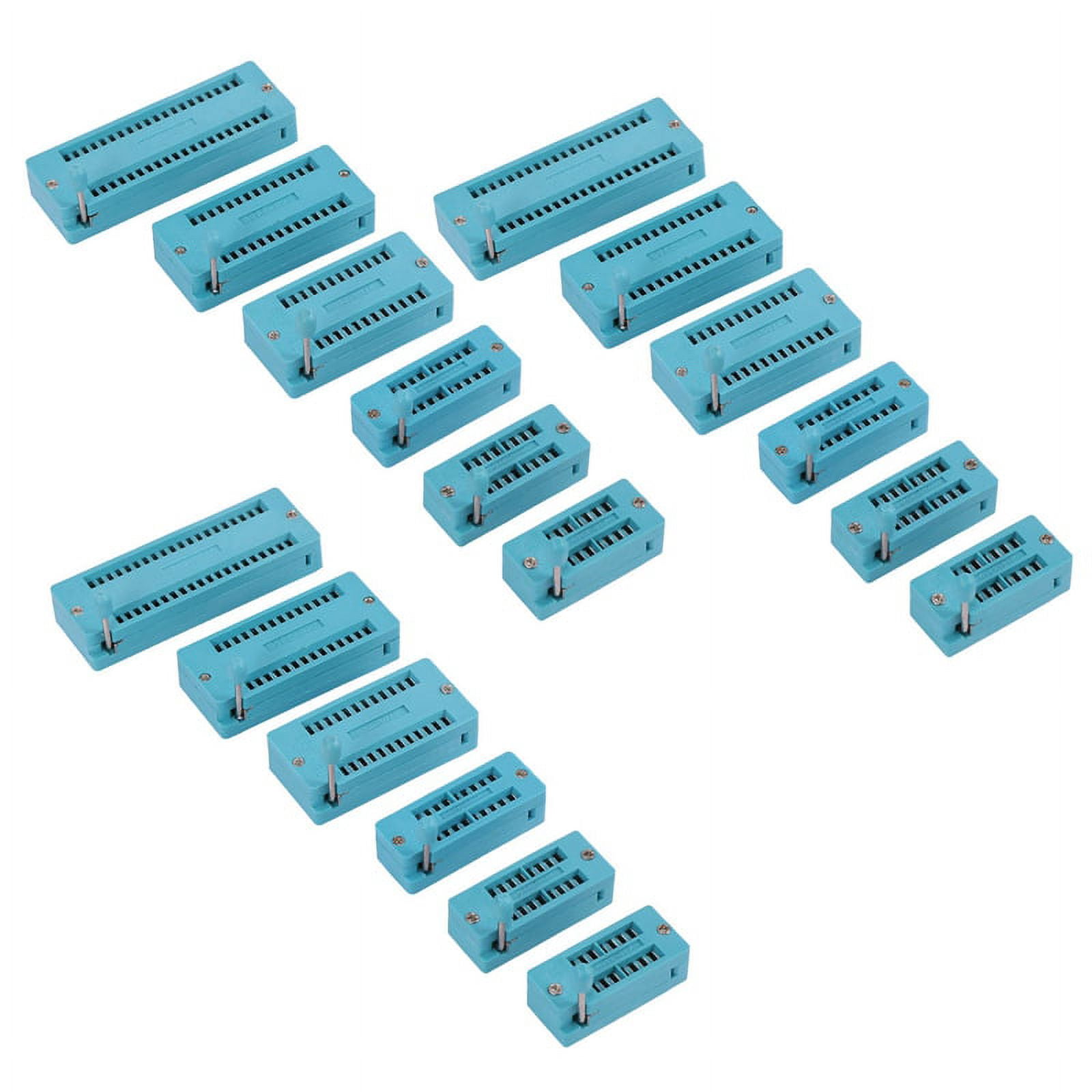 18PC Universal 14/16/18/24/28/40 Pin IC Test Universal ZIF Socket Hot ...