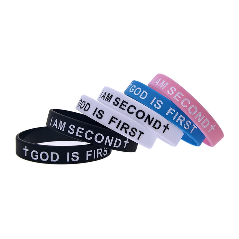 18PCS Bible Verse Bracelets, Charm Silicone Bracelet Wristbands ...