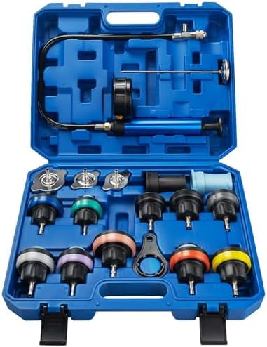 18PCS Coolant Pressure Tester Kit,Radiator Pump Pressure Tester Kit for ...