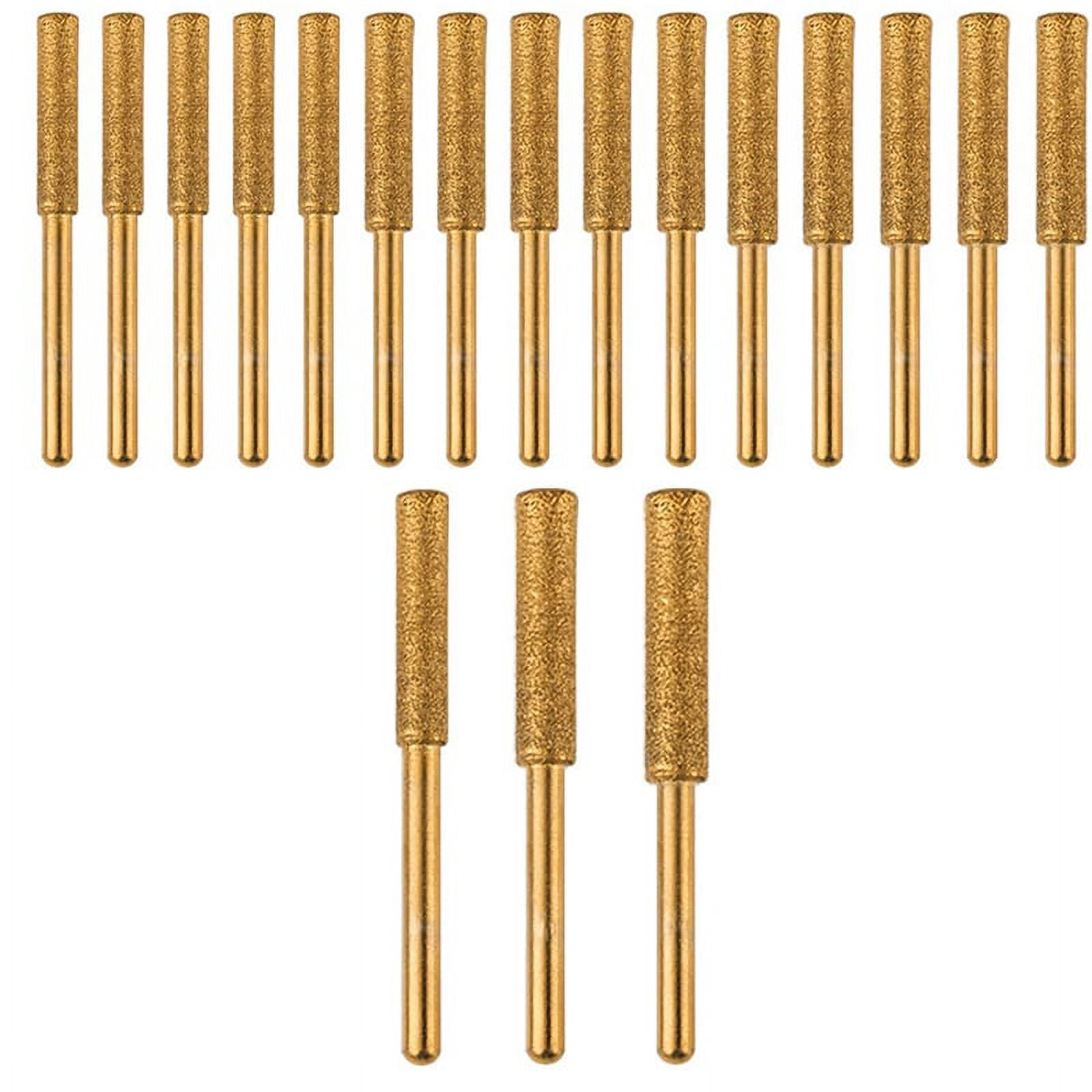18PCS Diamond Chainsaw Sharpener Bits, Diamond Stone Chain Saw Chainsaw ...
