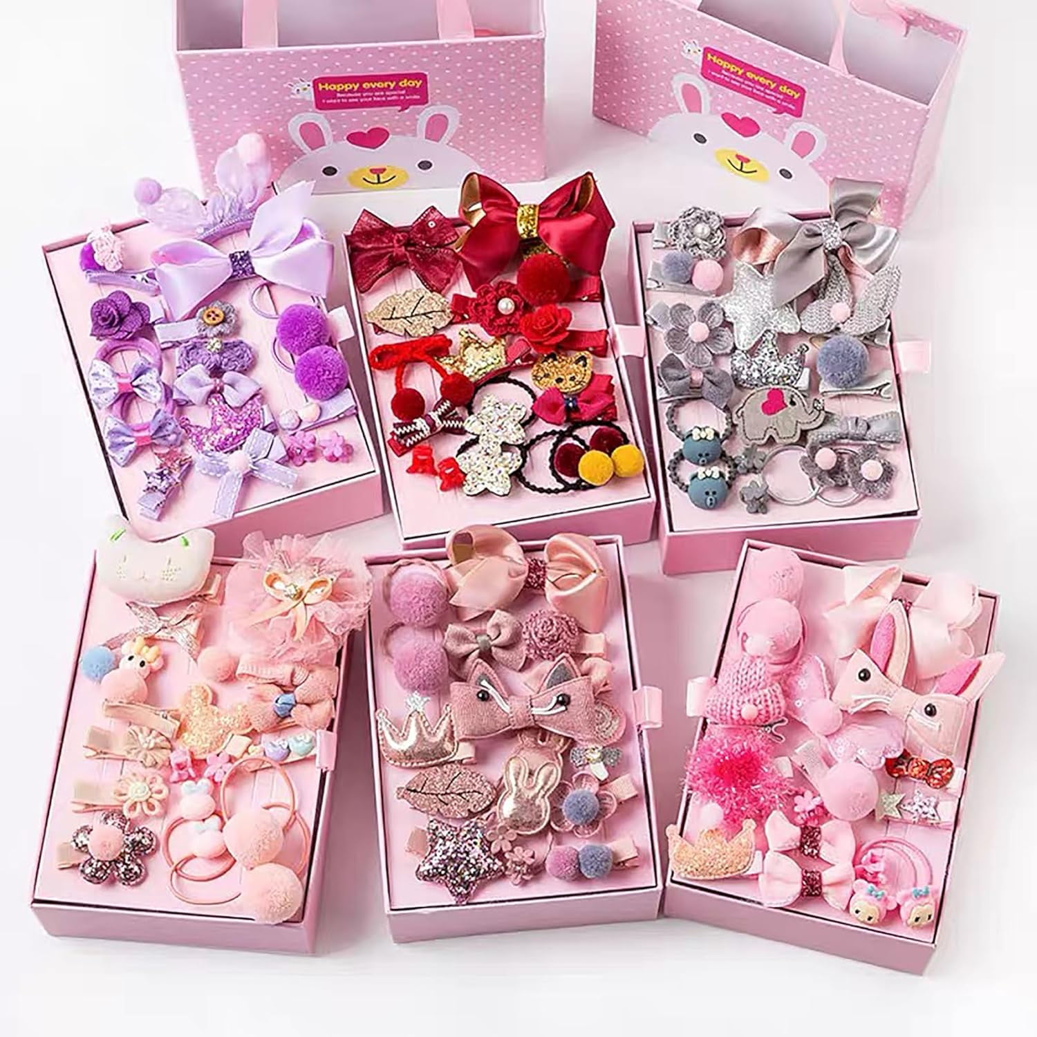18PCS Hair Accessories, Cute Kids Hair Accessories Set, Hair Clips ...