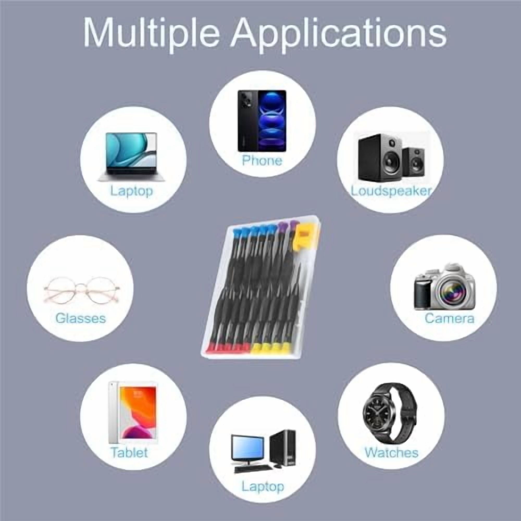 18PCS Mini Precision Screwdriver Set With Case, Lengnoyp Magnetic Small ...