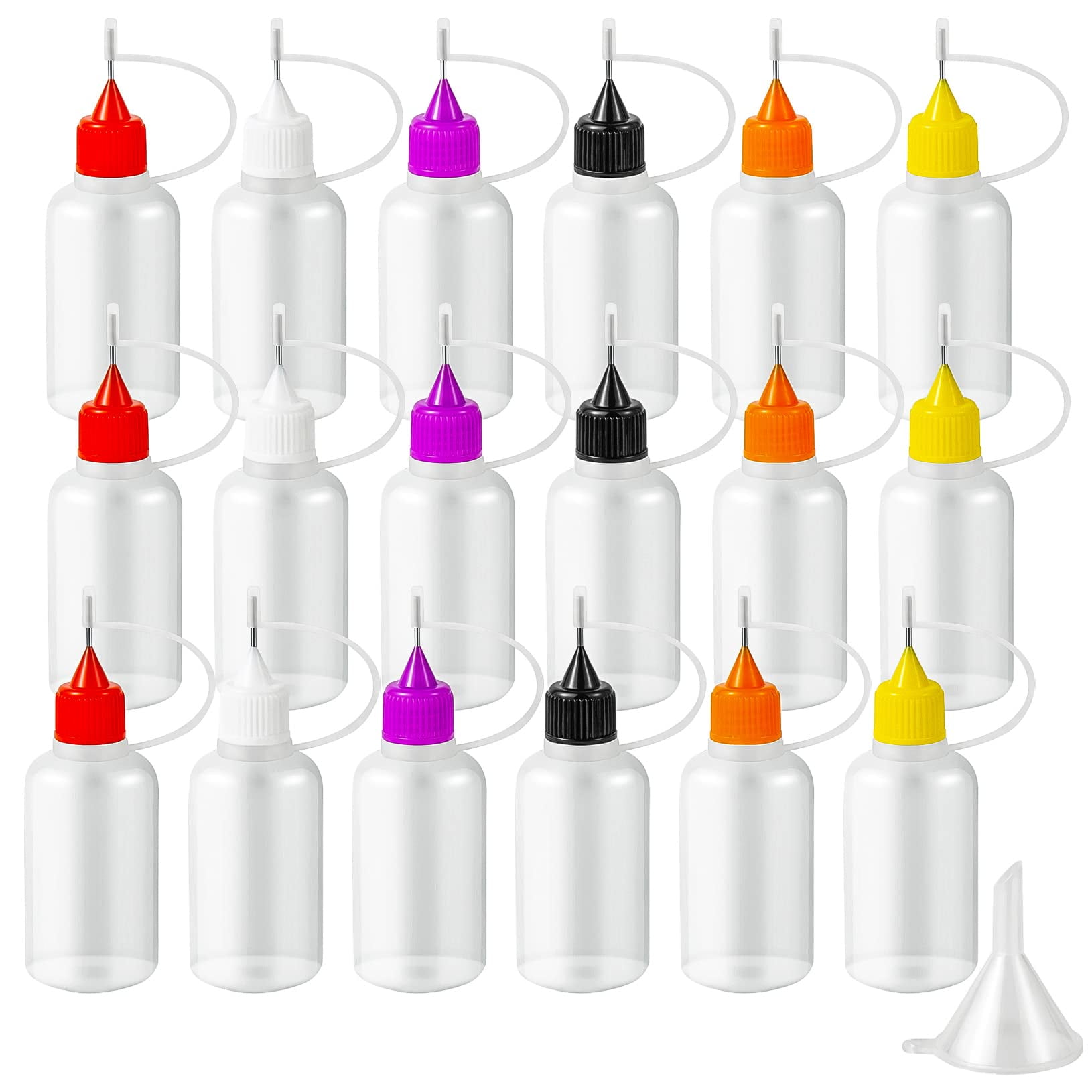 18PCS Precision Needle Tip ESF27 Glue Applicator Bottles, 30ML/1 OZ ...